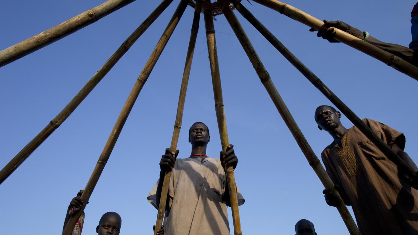 What Are Traditional African Huts Made From?