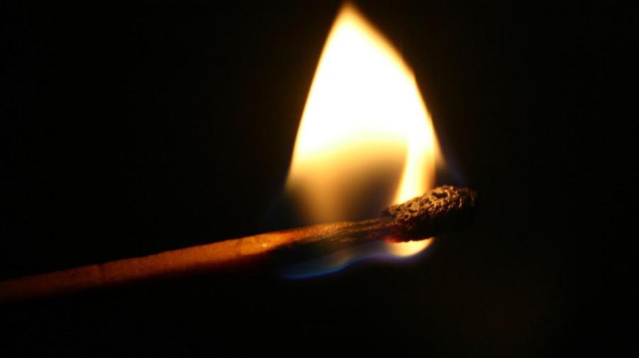 What Is the Temperature of a Burning Match?